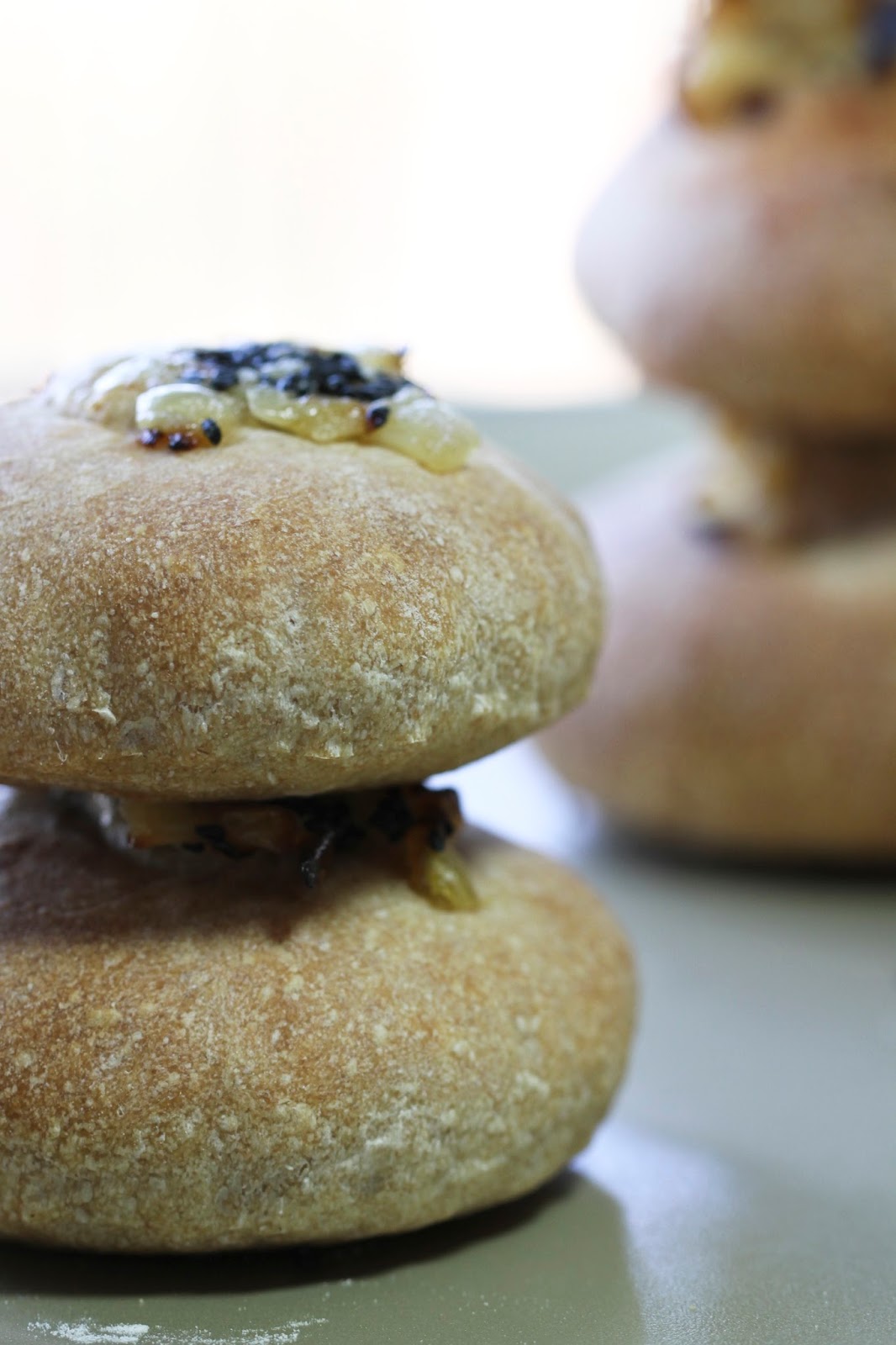 Onion Bialys with Natural Levain - BBB - Ever Open Sauce