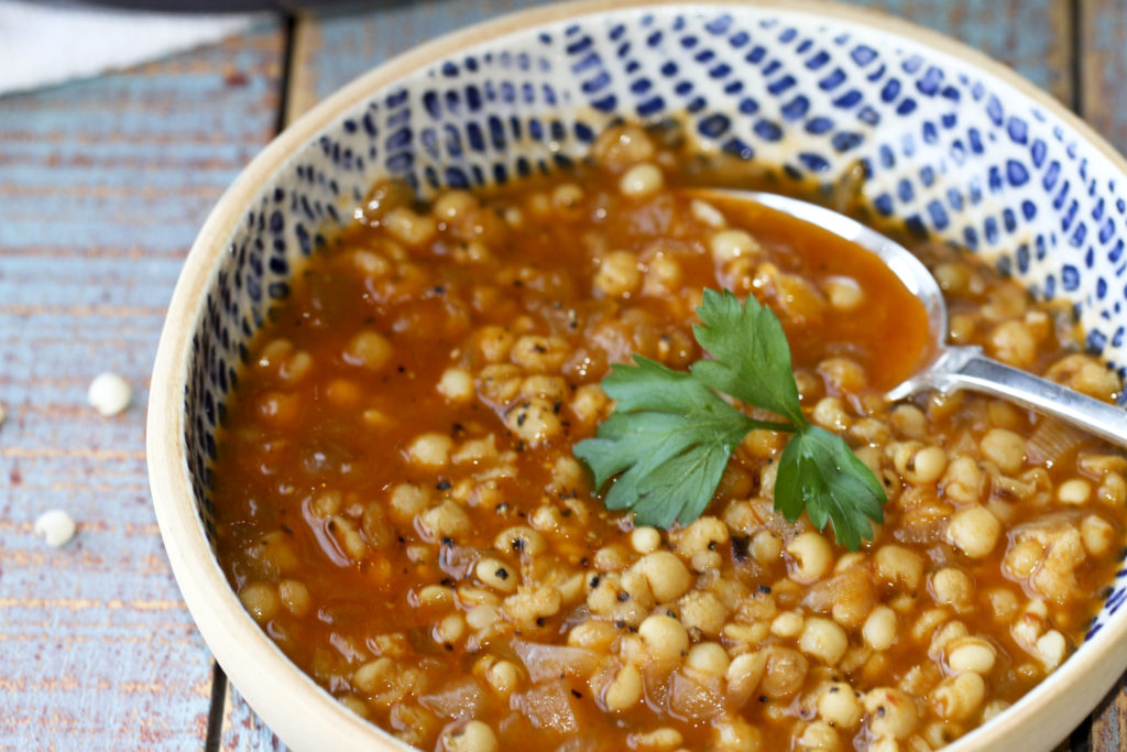 Barley, Onion and Tomato Soup - Ever Open Sauce