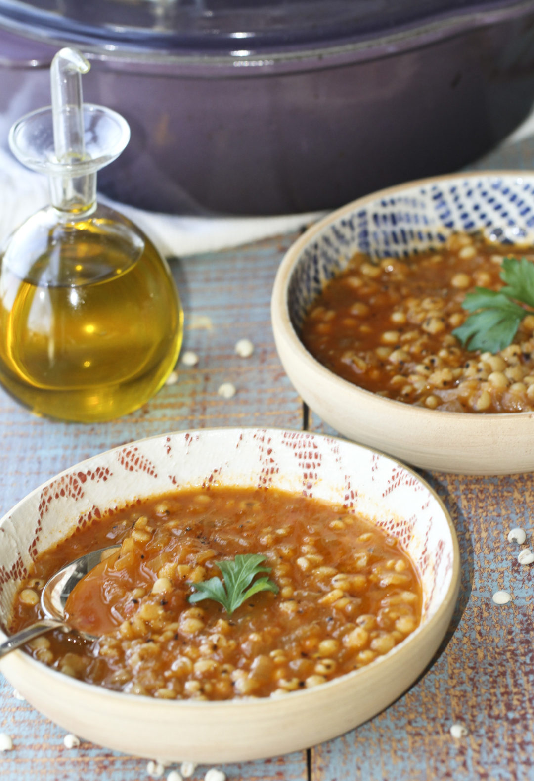 Barley, Onion and Tomato Soup - Ever Open Sauce