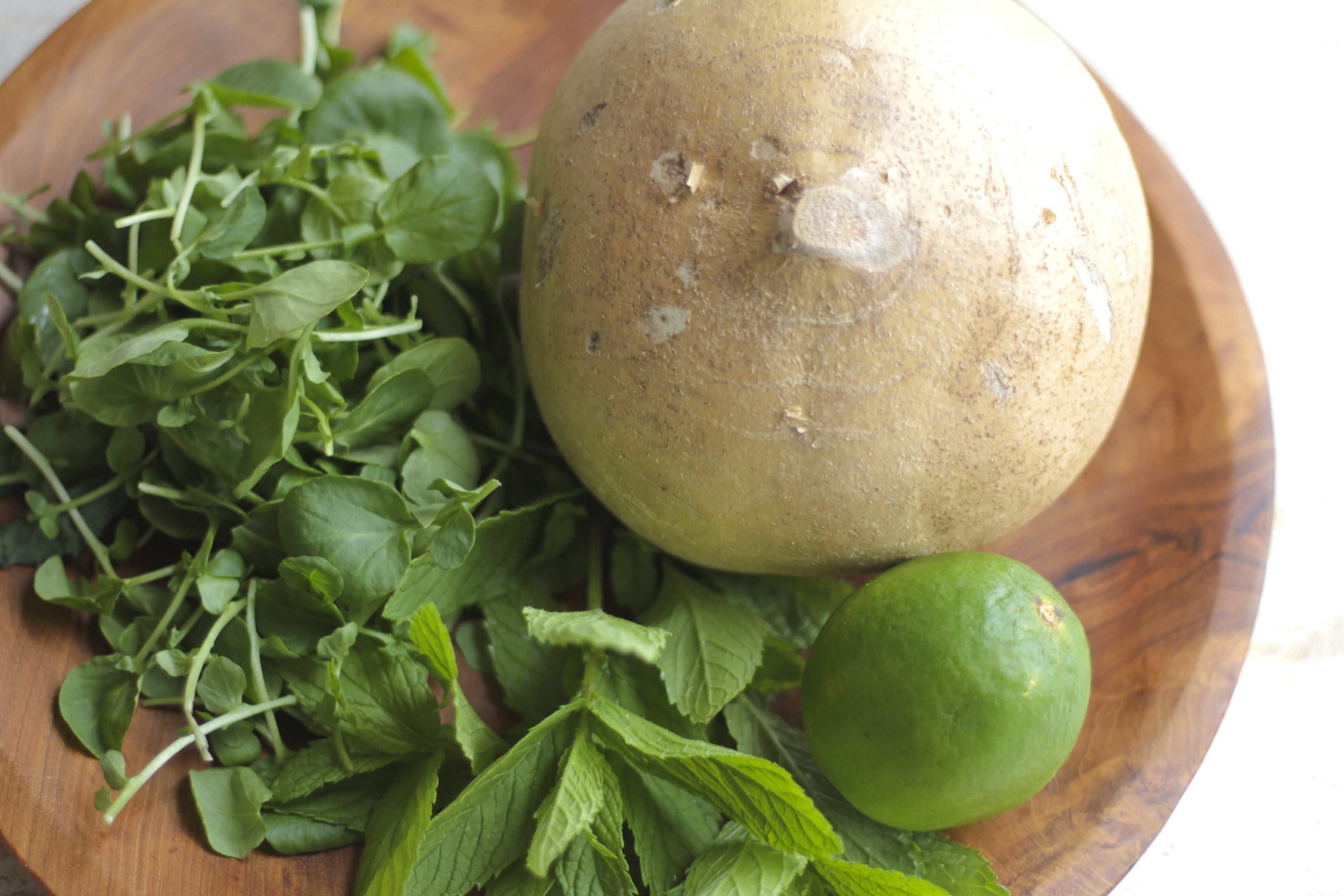 Jicama and Watermelon Salad with Mint - Ever Open Sauce