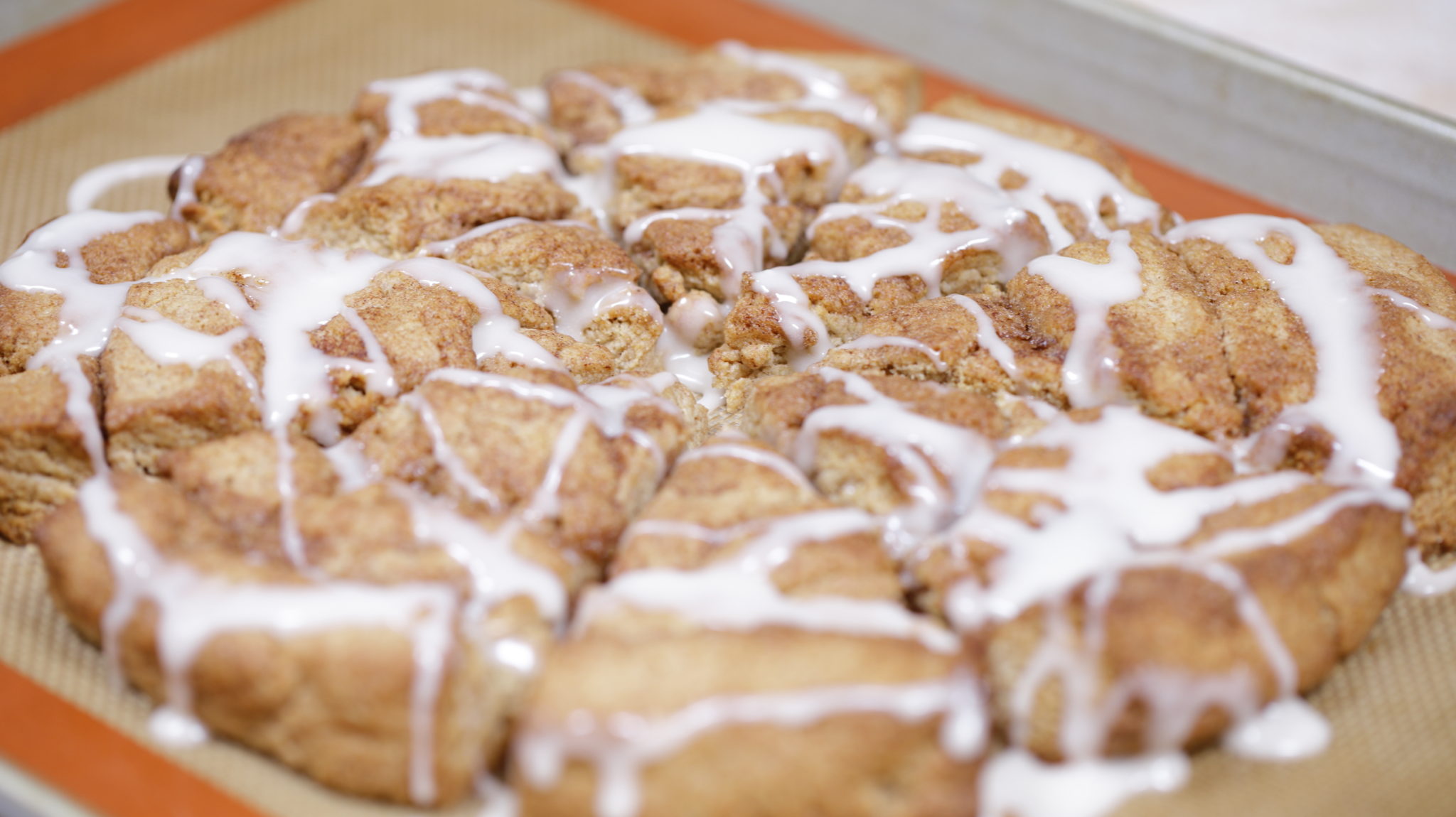 Giant Cinnamon Roll Scone - Ever Open Sauce