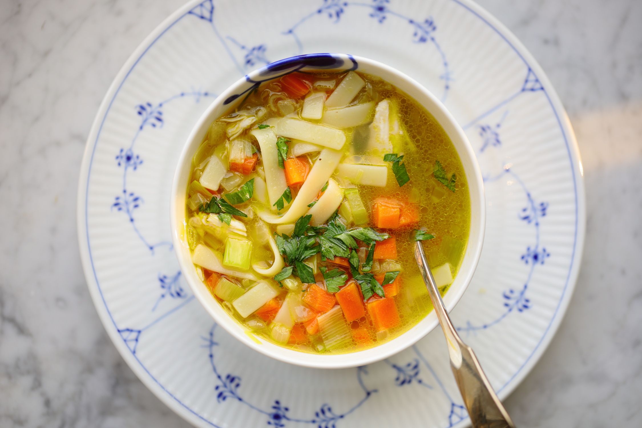 Basic Chicken Noodle Soup with Dill | Alice Waters - Ever Open Sauce